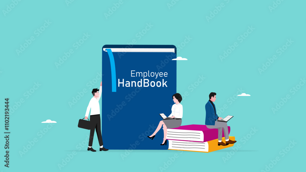 employee handbook, procedure book or company rules, company ...