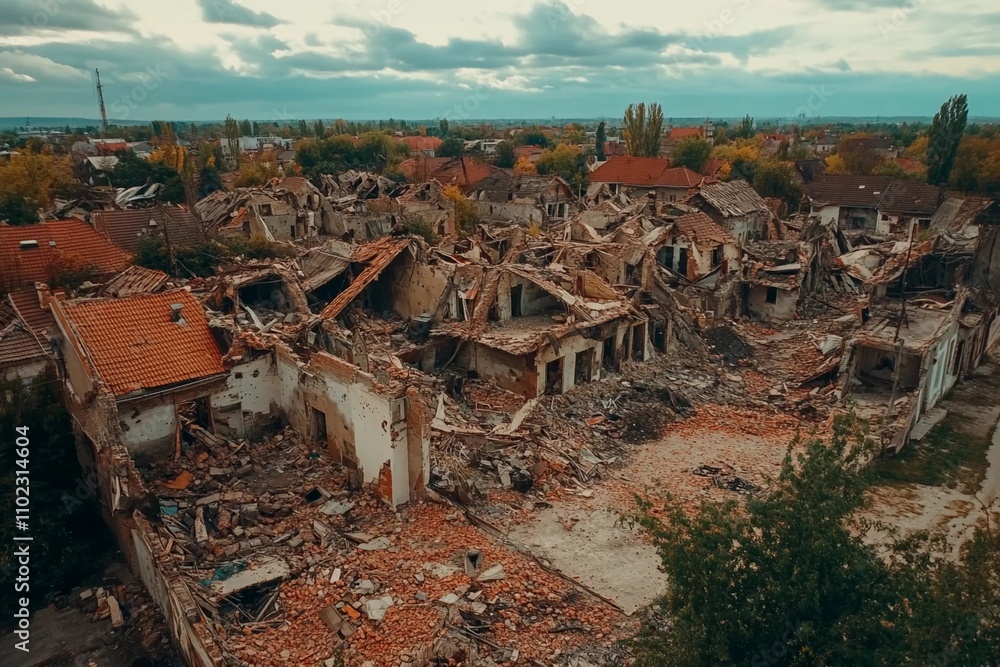 Devastation is revealed in a once vibrant neighborhood after disaster ...