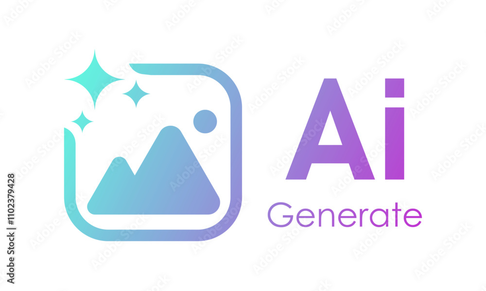Generate AI button user interface. Artificial intelligence UI UX design ... Generate AI button user interface. Artificial intelligence UI UX design ...