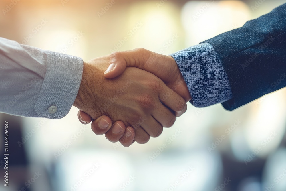 Collaborative Handshake Between Dealer and Client After Successful Car ...