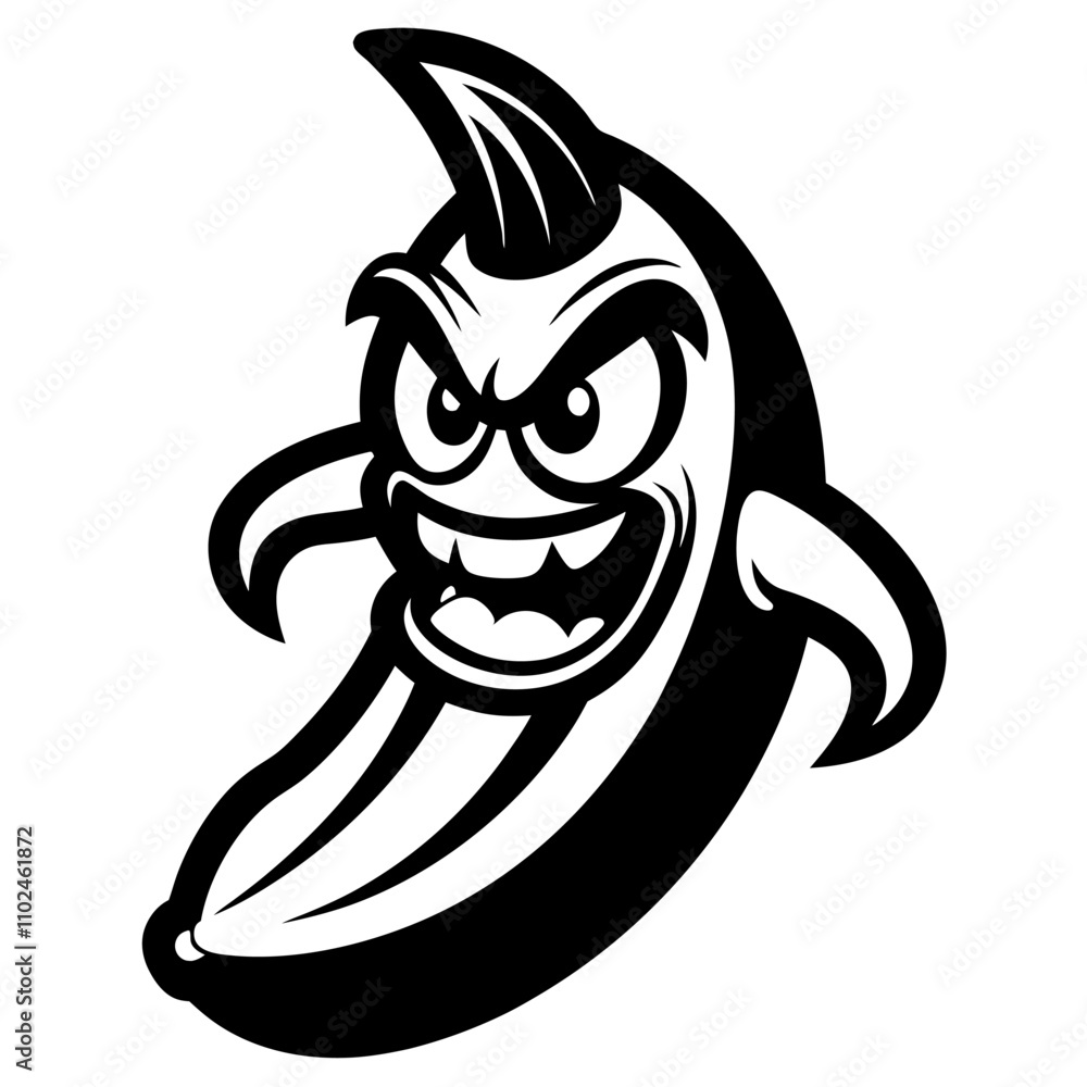 Banana Mascot Logo with Coffee, Glasses, Book, Gaming Controller, Paint ...