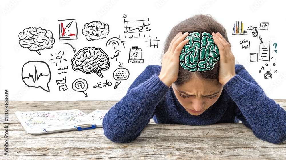 Stress management techniques mental health awareness infographic indoor ...