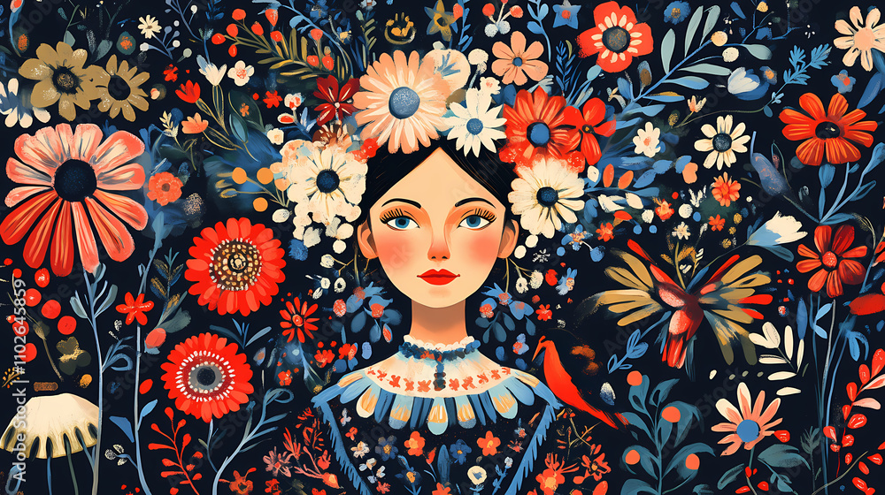 Slovakian folk art boasts vibrant folklore paintings adorned with ...