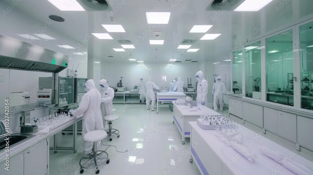 Advanced electric vehicle battery production line with robotic arms ...