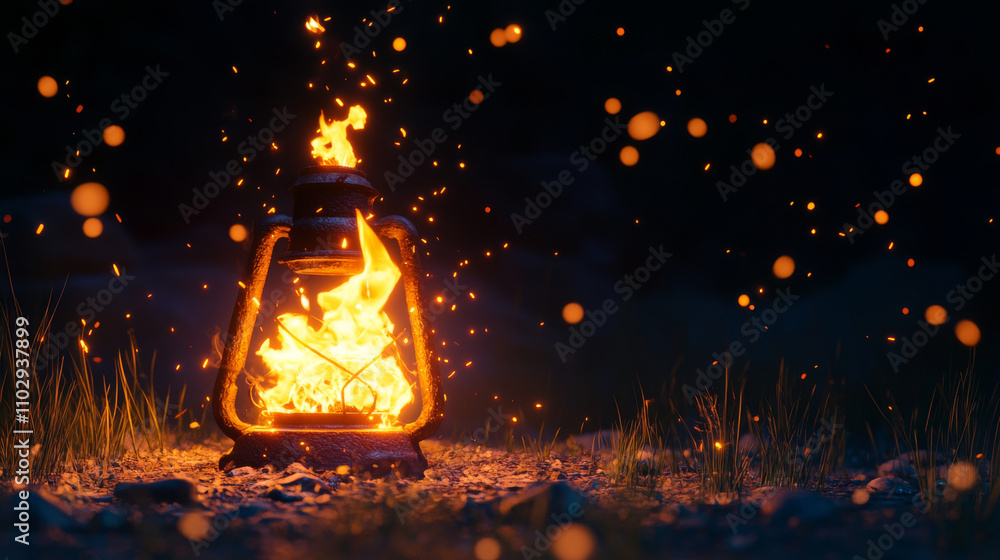 Cartoon fire animations for games. Includes a looping bonfire, magical ...