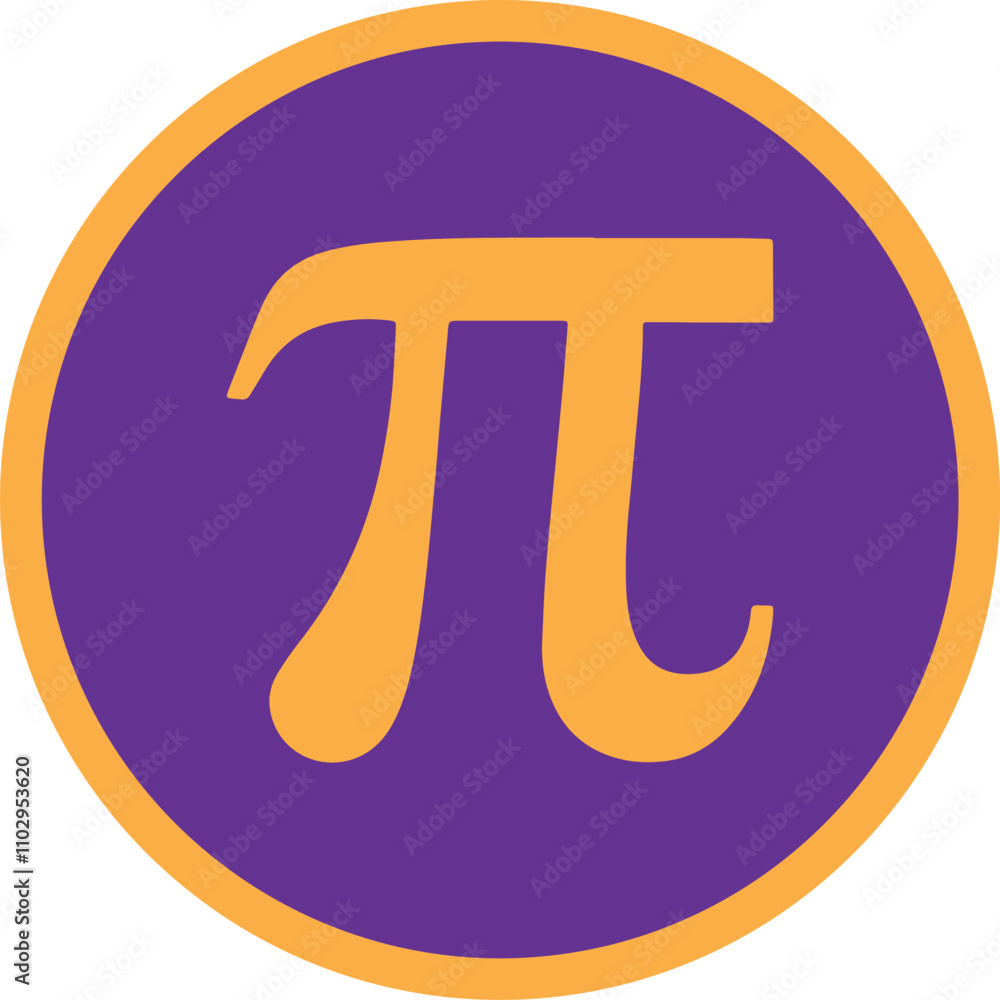 Image vectorielle Stock pi symbol on white background.Pi Network. Pi icons. Pi network logo ...