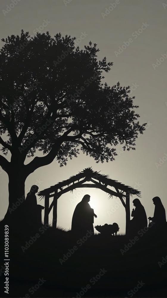 A symbolic image of the lineage of Jesus, with Jesse’s tree blossoming ...