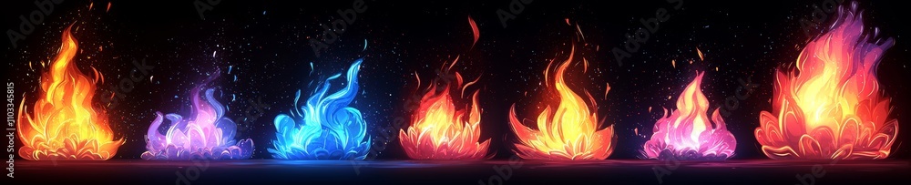 A modern 2D cartoon animation sprite sheet displaying a bomb explosion ...