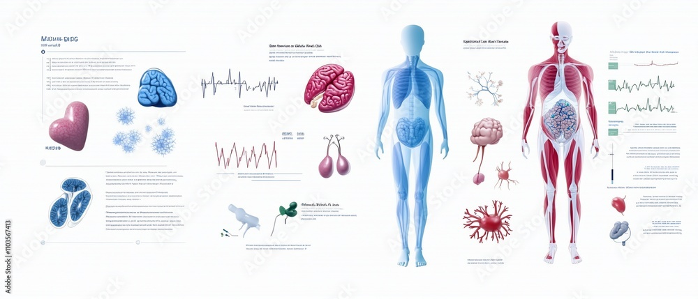 Human anatomy chart Muscular and skeletal systems, organs, nervous ...