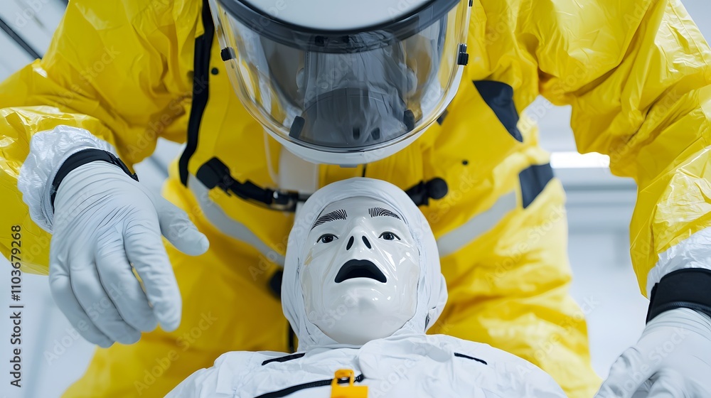Paramedics Conducting an Intensive Simulation with a Lifesize Medical ...