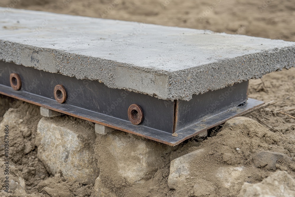Foundation plates are angle irons that level uneven surfaces like stone ...