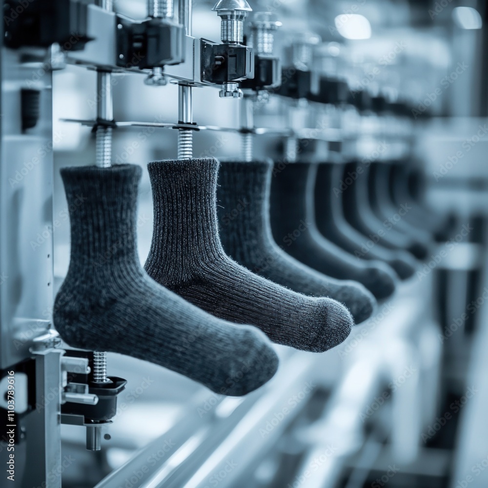 Modern textile factory showcases the efficiency and precision of ...