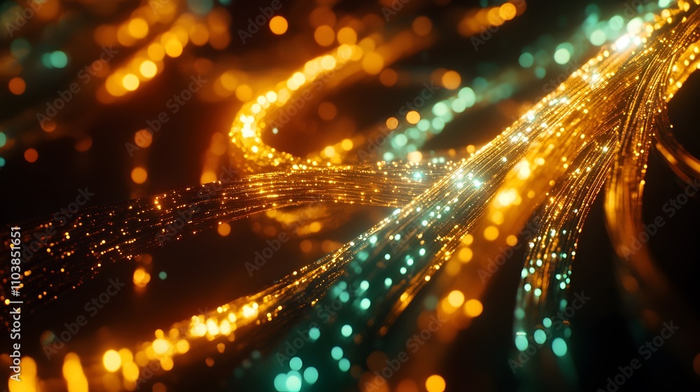 Fiber optic cables woven into the heart of a high-tech ...