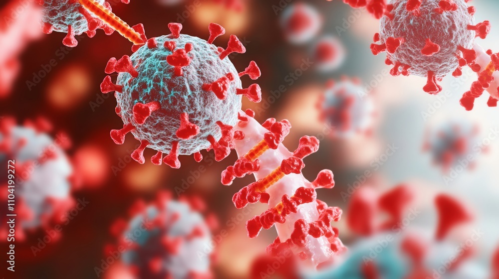 Researcher testing viral vector-based gene therapies in cultured cells ...