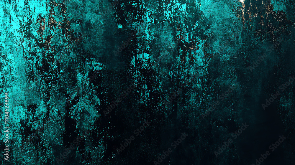 Copper texture featuring turquoise patina accents on a surface creating ...