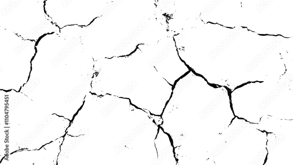Texture soil dry crack Sketch crack texture. Ground cracks background ...
