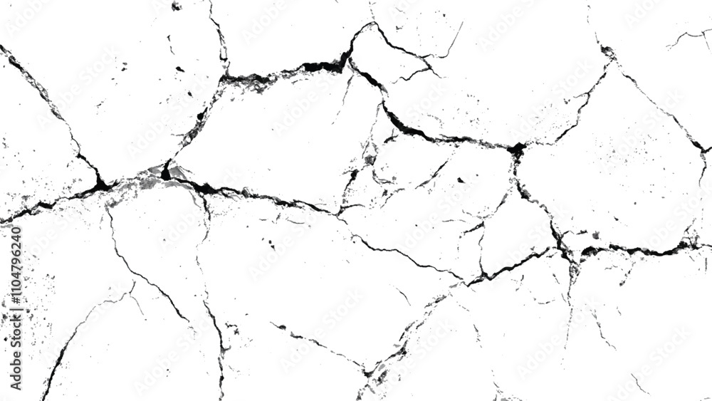 Broken transparent glass vector template for a design, Vector the ...