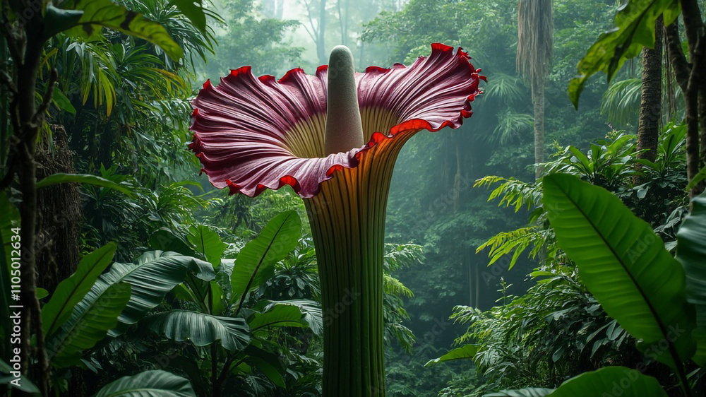 Corpse Flower, The World’s Largest and Most Exotic Rare Giant Bloom of ...