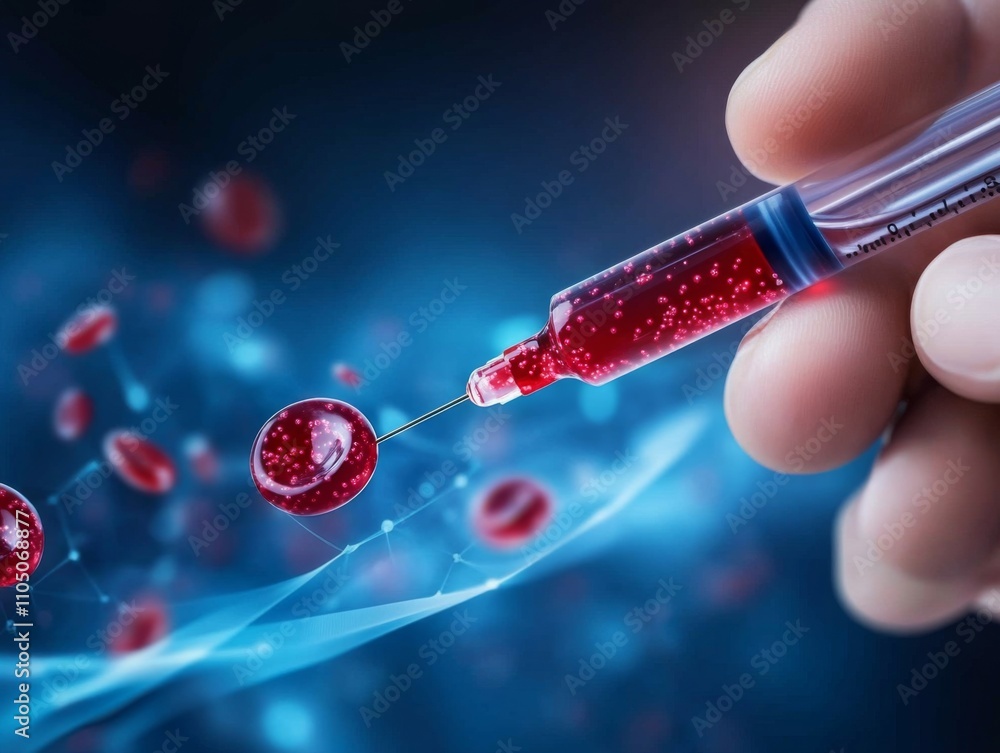 Medical breakthrough blood sample analysis laboratory scientific ...