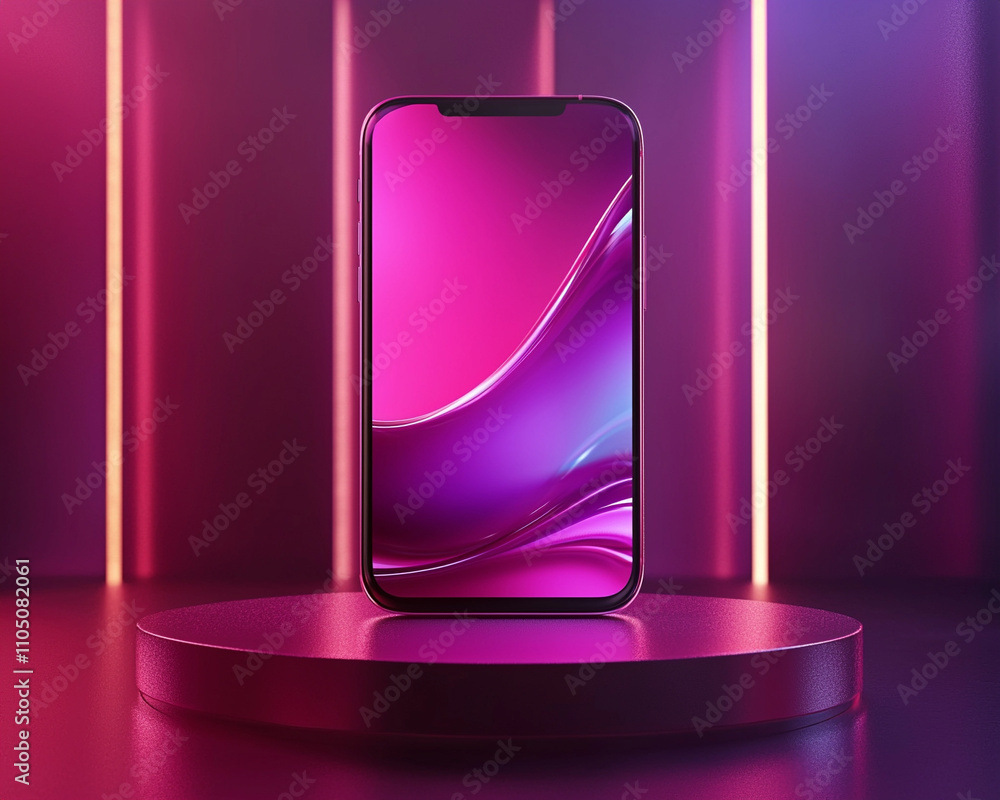 Ai-generated technology showcase digital studio product photography ...