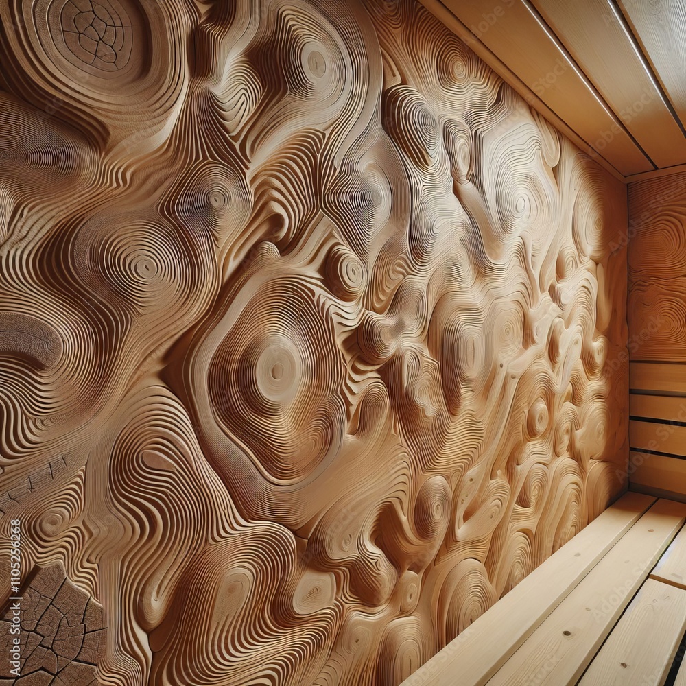 Wood Grain Texture Zoom in on the sauna's wooden walls revealing Stock ...