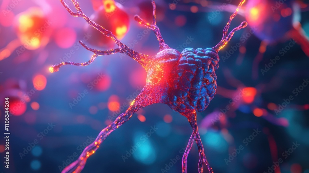Nervous system infographic explaining the pathway of neurotransmitters ...