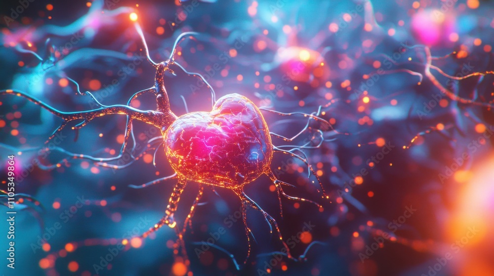 Nervous system pathways controlling the release of hormones shown in a ...