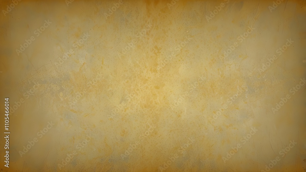 Vintage yellow gold background paper with faint old texture design ...