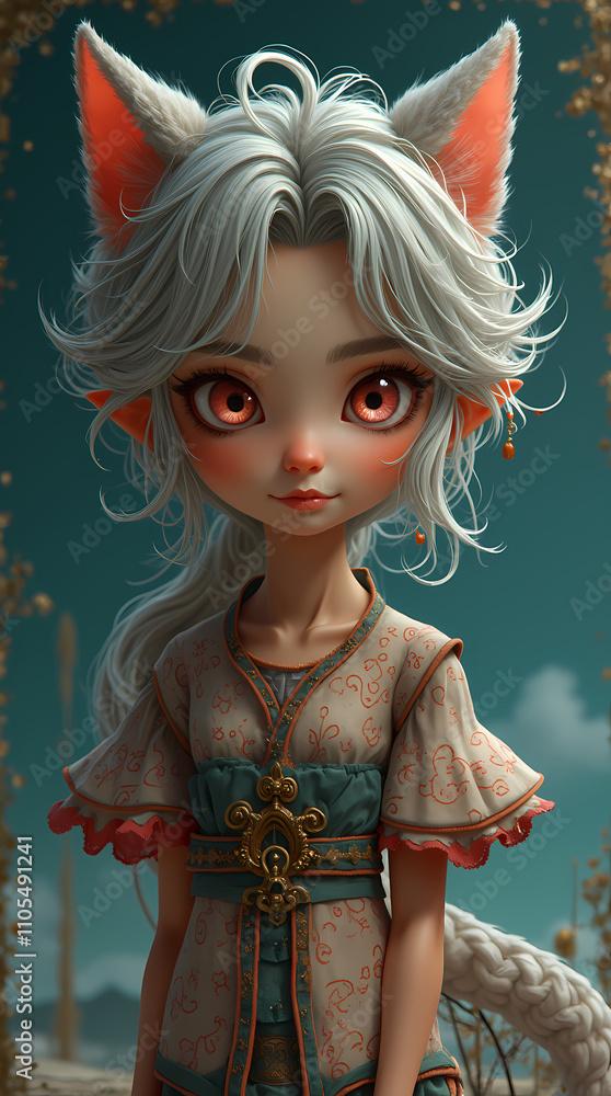 Ethereal Fox – Surreal Fantasy Character – High-Resolution Digital ...