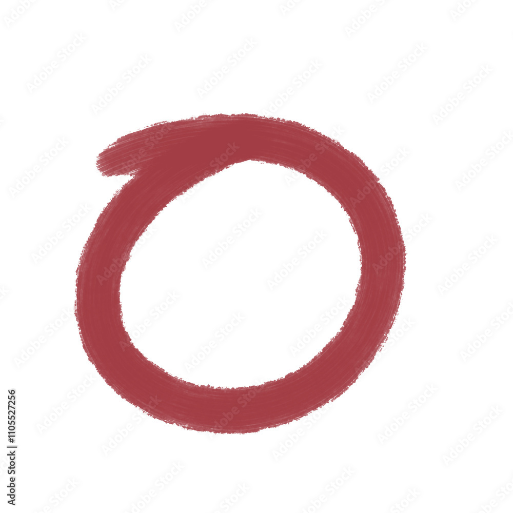 Circulo dibujado a mano marcador pintura acuarela irregular sin fondo ...