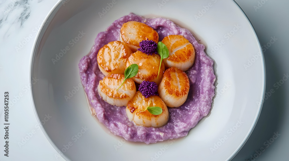 Hand-Dived Scottish King Scallops with Champagne Beurre Blanc, Fresh ...