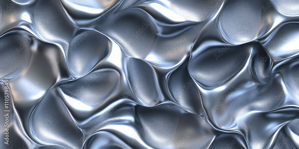 Liquid metal texture 3d render illustration illustration style ...
