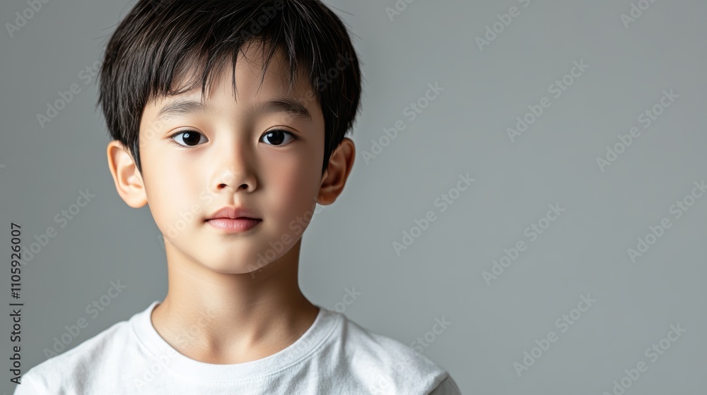 photo portrait of a handsome young caucasian white American model teen ...