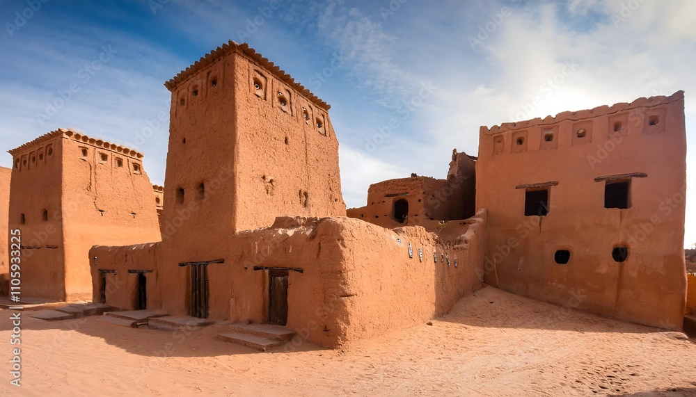 Diriyah traditional mud-brick architecture near Riyadh. Kingdom of ...