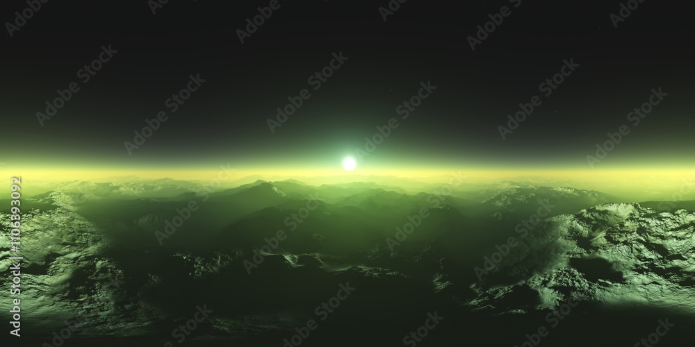 Mars, HDRI, environment map , Round panorama, spherical panorama ...