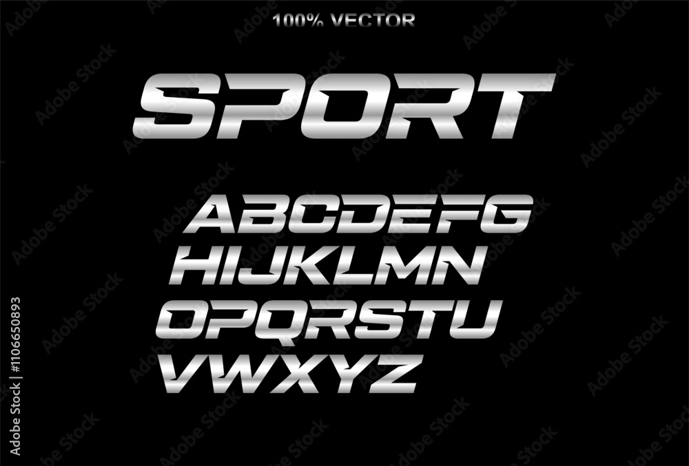 Sport letters set. Red race font. Italic bold racing style vector latin ...