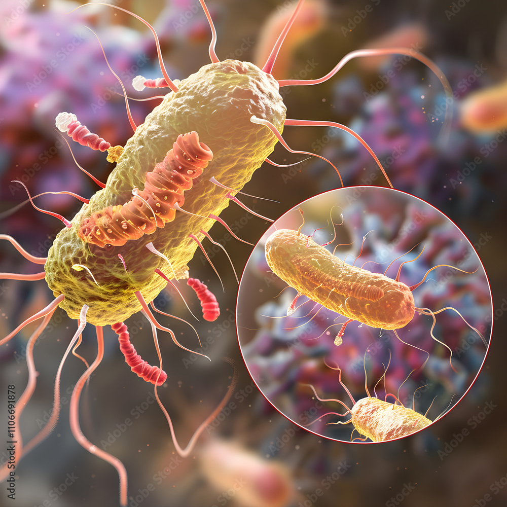 In-depth Scientific Diagram Depicting the Cause and Transmission of ...
