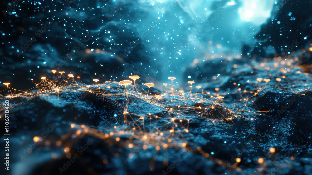 Exploring fungal mycelium networks underground ecosystem scientific ...
