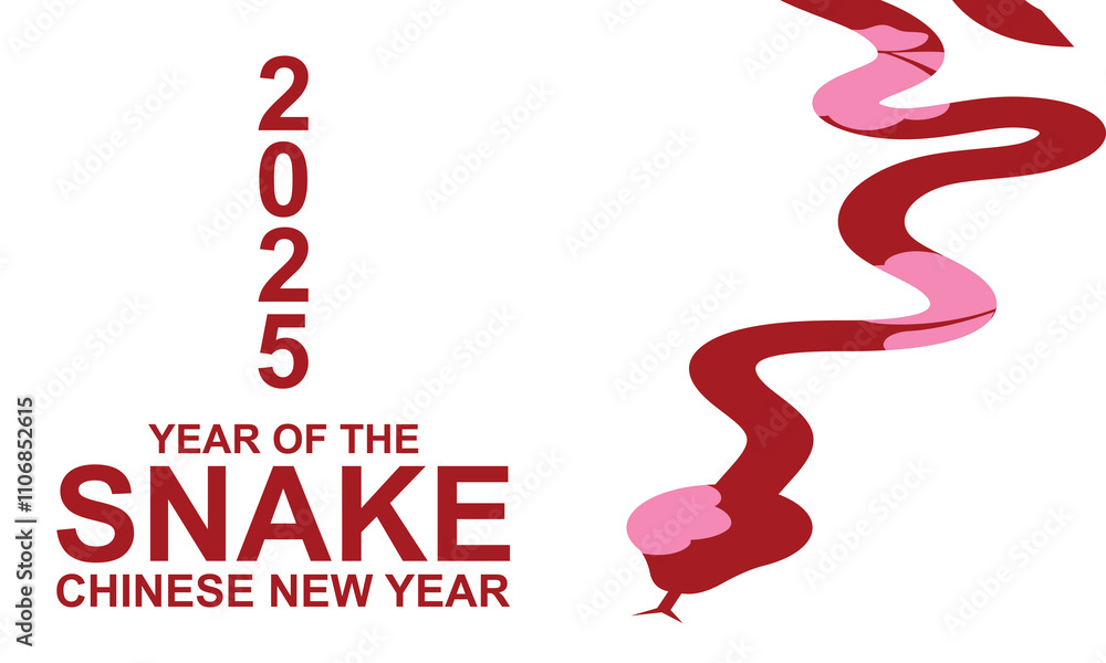 Chinese new year, 2025 year of the snake banner , background, template ...
