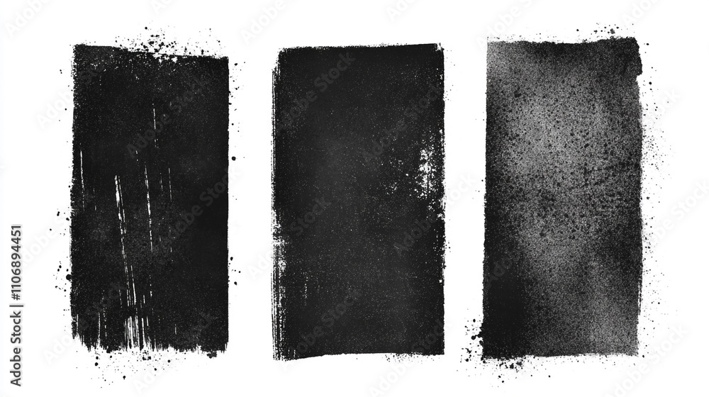 Overlay textures set stamp with grunge effect. Old damage Dirty grainy ...