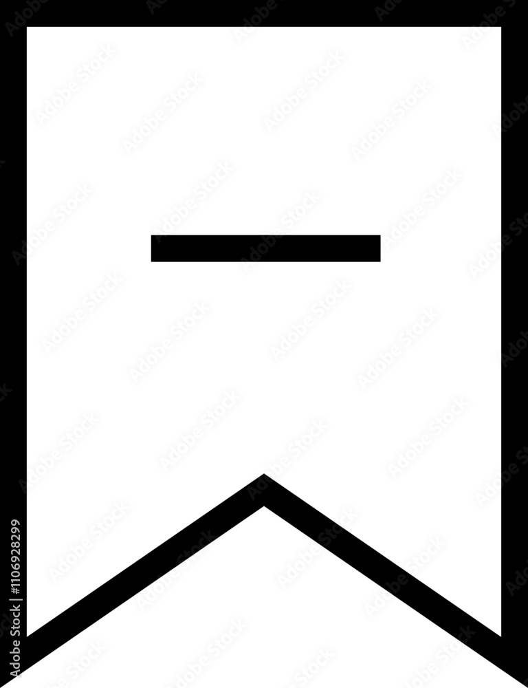 Bookmark and favourite outline Vector Icon. Premium Quality Designs ...