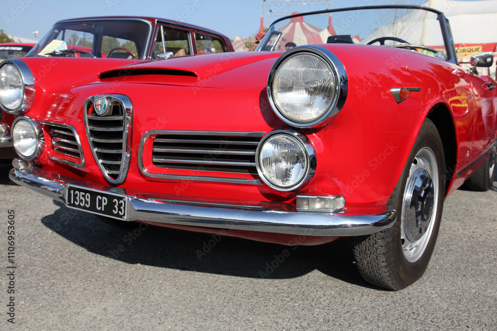 Alfa Romeo 2600 Spider 1964 old ancient vintage italian sports car ...