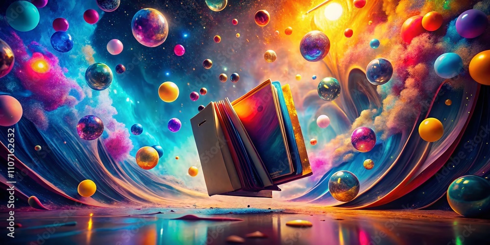 Surreal Photography of an Enigmatic Folder as a Dreamlike Background ...