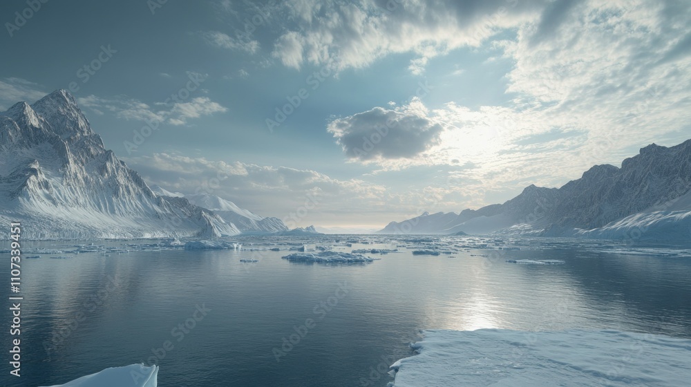 Arctic sea ice is breaking into small fragments due to global warming ...