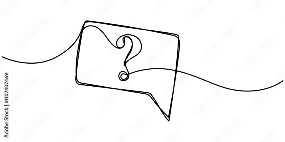 Question mark in a speech bubble, callouts with question mark inside ...