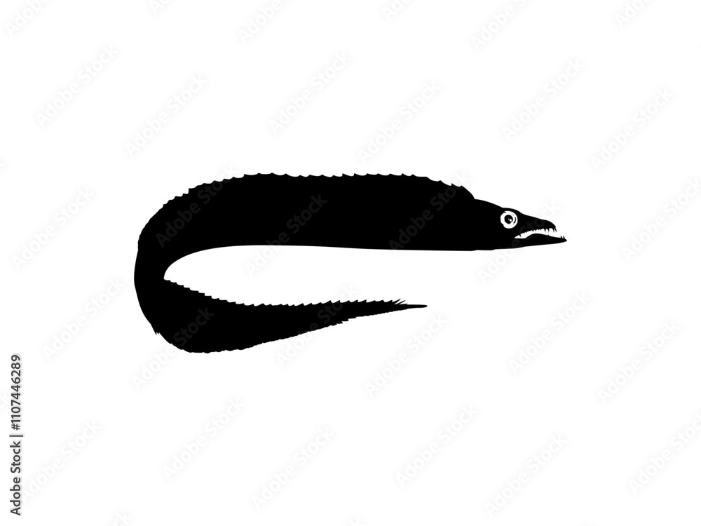Silhouette of the Cutlass Fish, Flat Style, can use for Logo Gram, Art ...