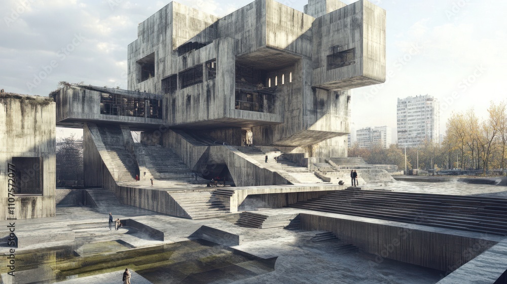 Brutalist urban renewal projects transforming old brutalist structures ...