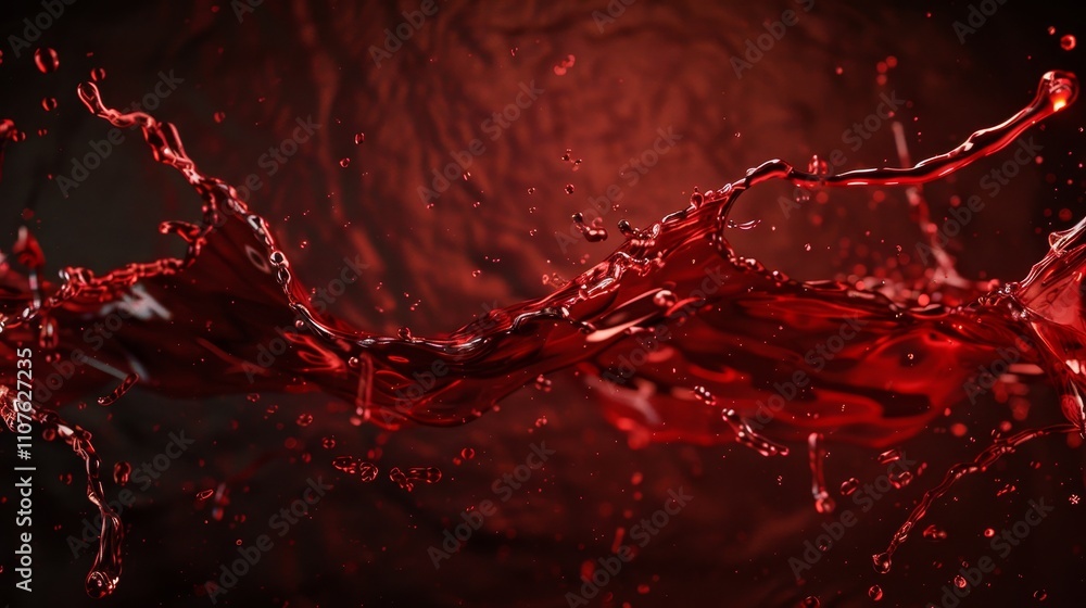 Blood Red Elixir Dark and Haunting Gothic Splash Image for Thrilling ...