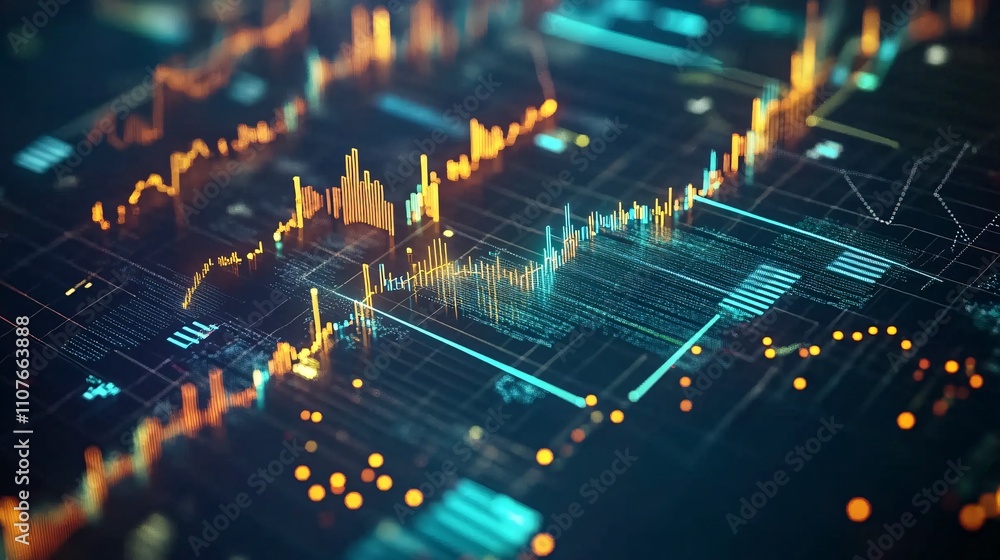 Visualization of inflation with visuals of price increases, increased ...