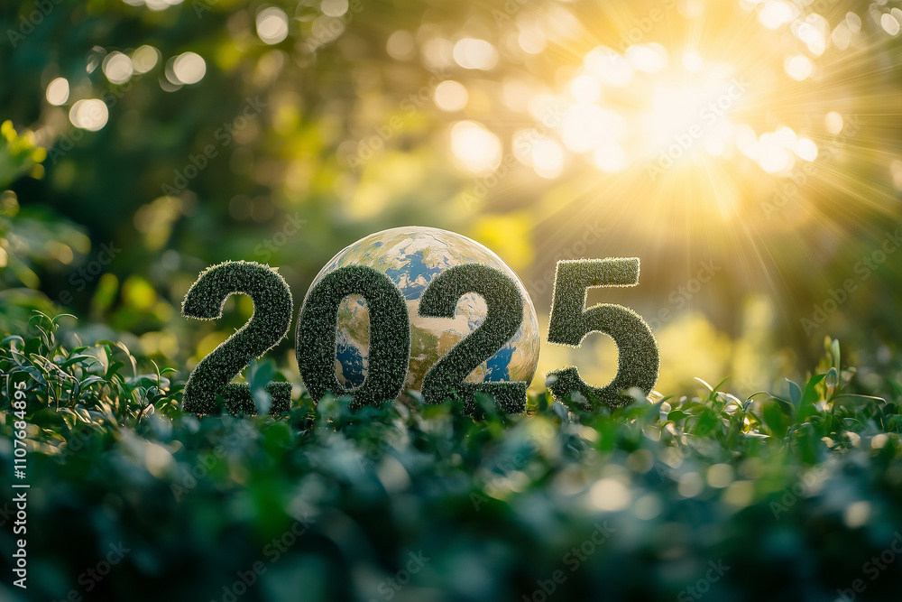 New year 2025 from the green grass, Successful objectives in ...